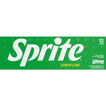 Sprite, 12 Fl Oz Cans, 24 Pack, Clear Lemon-Lime Soda, Refreshing ...