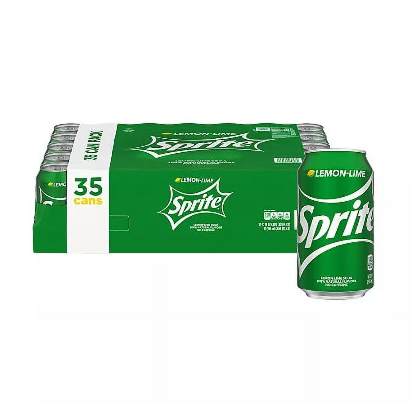 Sprite Lemon Lime Soda Cans, Clear Flavors, 12 Ounce (Pack of 35 ...