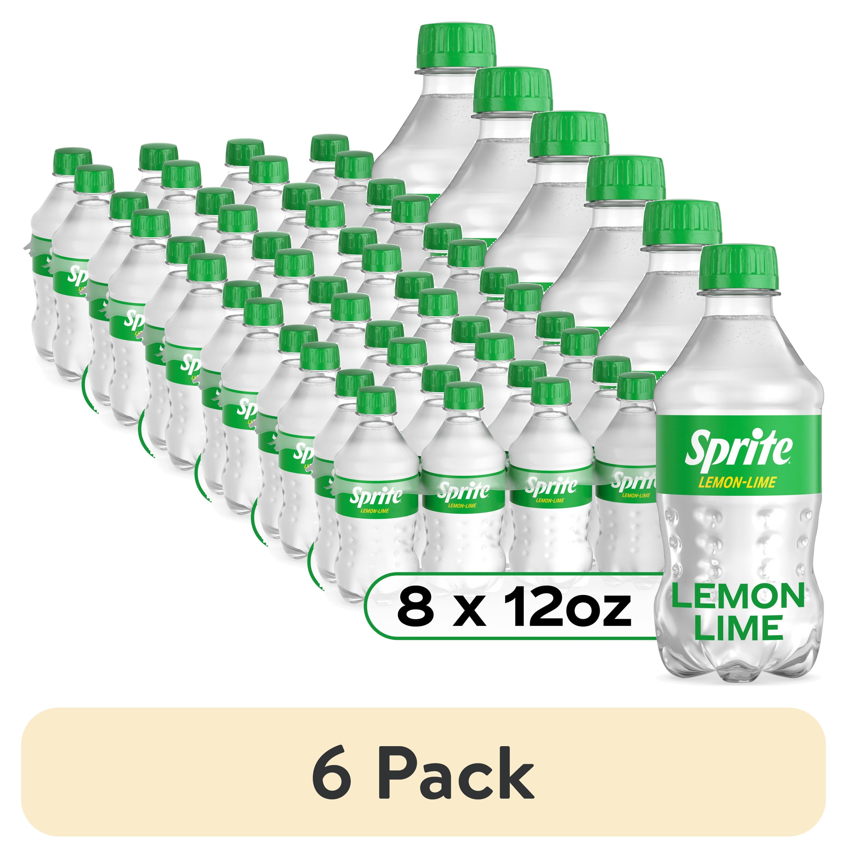 (6 pack) Sprite Lemon Lime Soda Pop, 12 fl oz, 8 Pack Bottles - Walmart.com