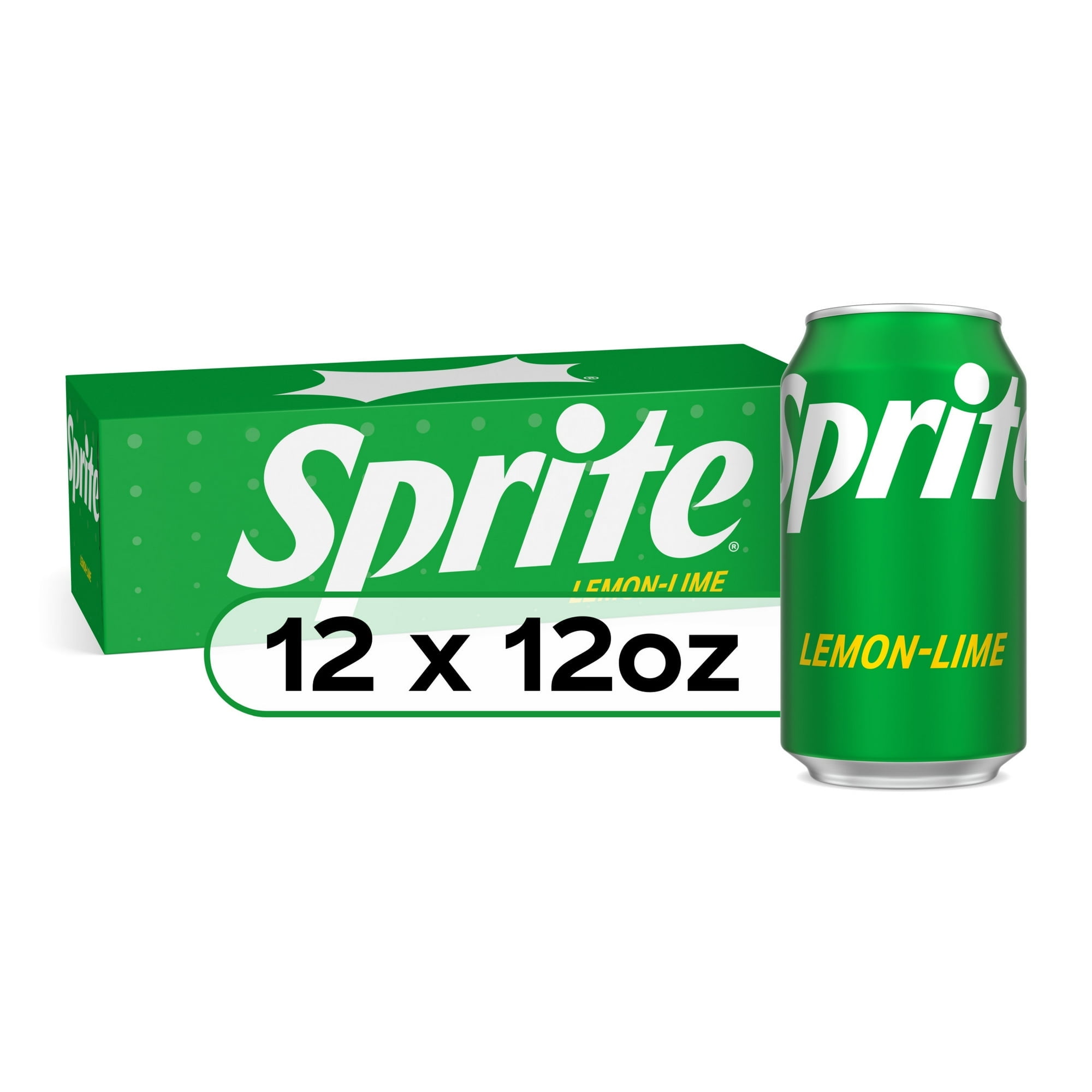 Sprite Lemon Lime Soda Pop, 12 fl oz Cans, 12 Pack (Pack of 2) 24 Packs ...