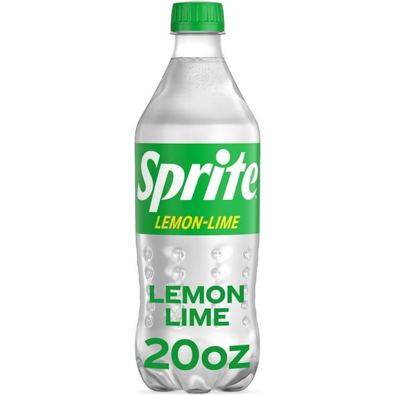 Sprite Lemon Lime Soda Bottle 20 fl oz Refreshing Citrus Flavored ...