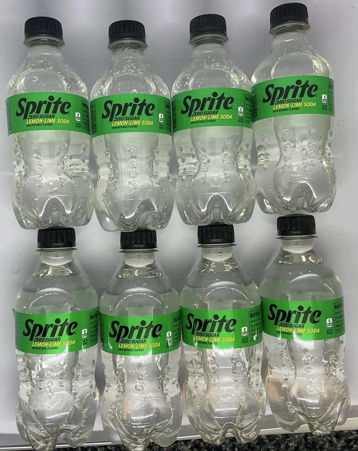 Sprite Lemon Lime Zero Sugar, 12oz Bottles, Pack of 8, Bundled with ...