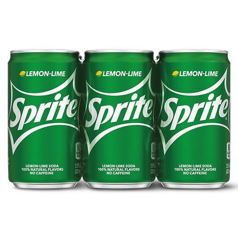 Sprite Mini Cans - 6 Pack, 7.5 fl oz- Pack of 3 - Walmart.com