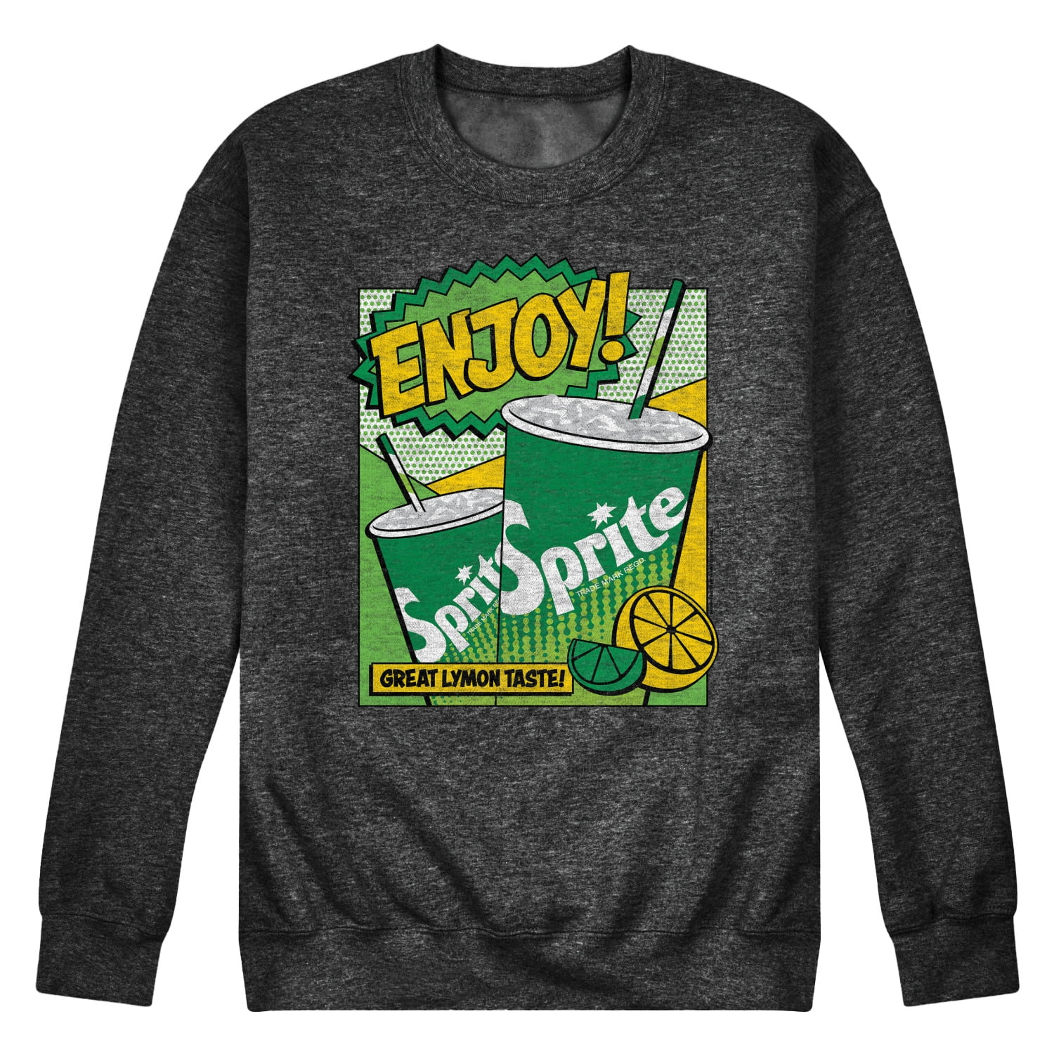 Sprite - Pop Art - Men's Crew Neck Fleece Pullover - Walmart.com