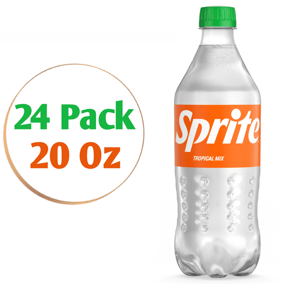Sprite Tropical Mix, Lemon-Lime Soda with Strawberry and Pineapple, 20 ...