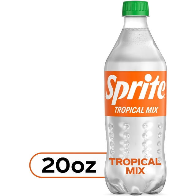 Sprite Tropical Mix Lemon Lime Soda Pop, 20 fl oz Bottle - Walmart.com