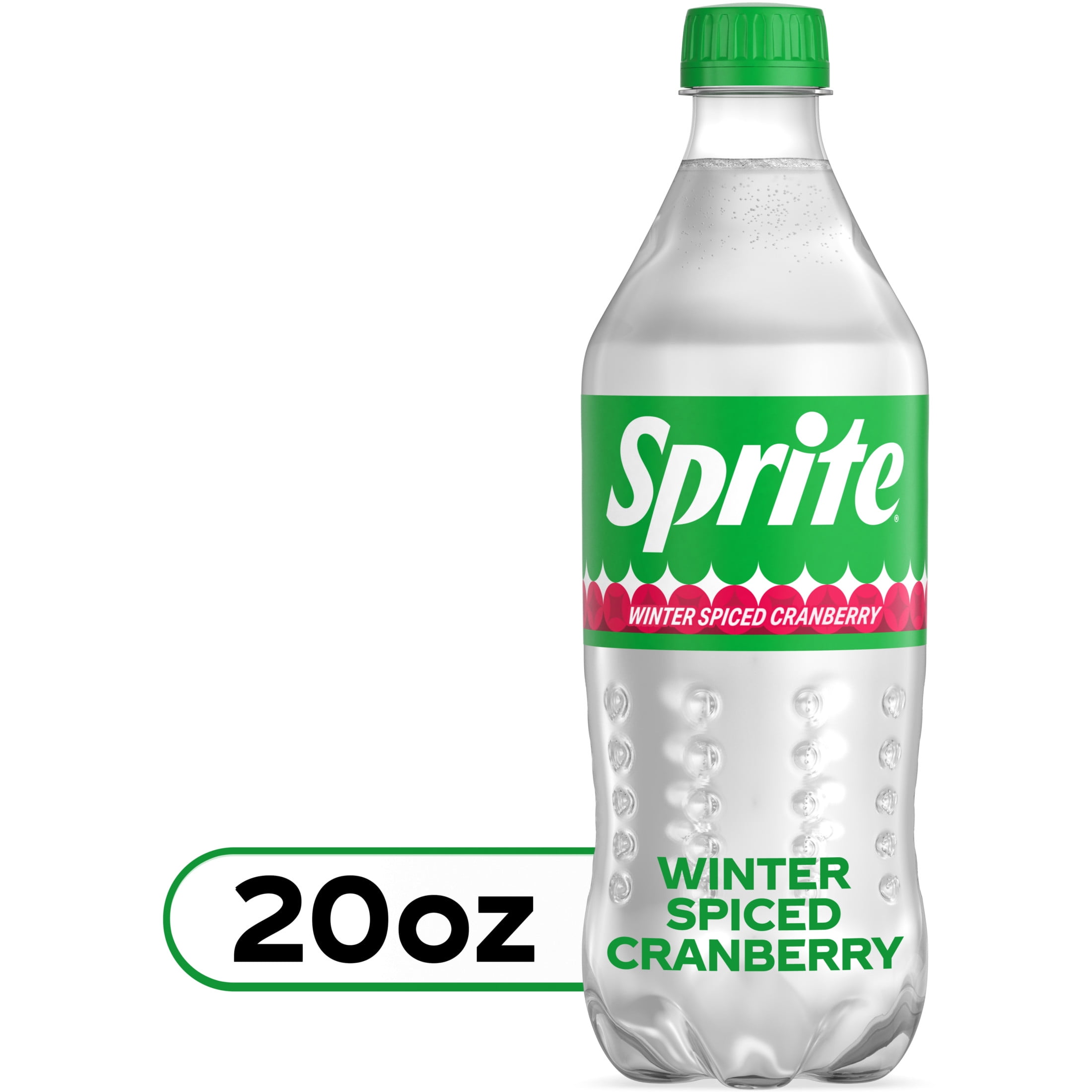Sprite Winter Spiced Cranberry, Lemon Lime Soda Pop, 20 fl oz Bottle ...