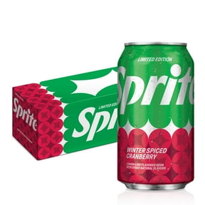 Sprite Zero Sugar Winter Spiced Cranberry Soda, Holiday Flavor, 24 Pack ...