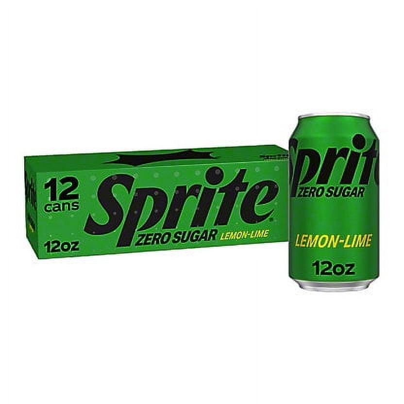 Sprite Zero Lemon-Lime Soda, 12 oz Cans, 12 Pack - Walmart.com