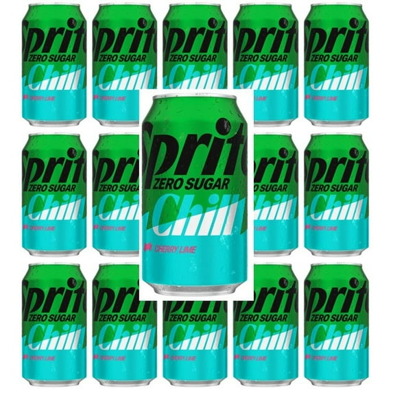 Sprite Zero Sugar Chill Fridge Pack Cans, 12 fl oz (Pack of 18 ...