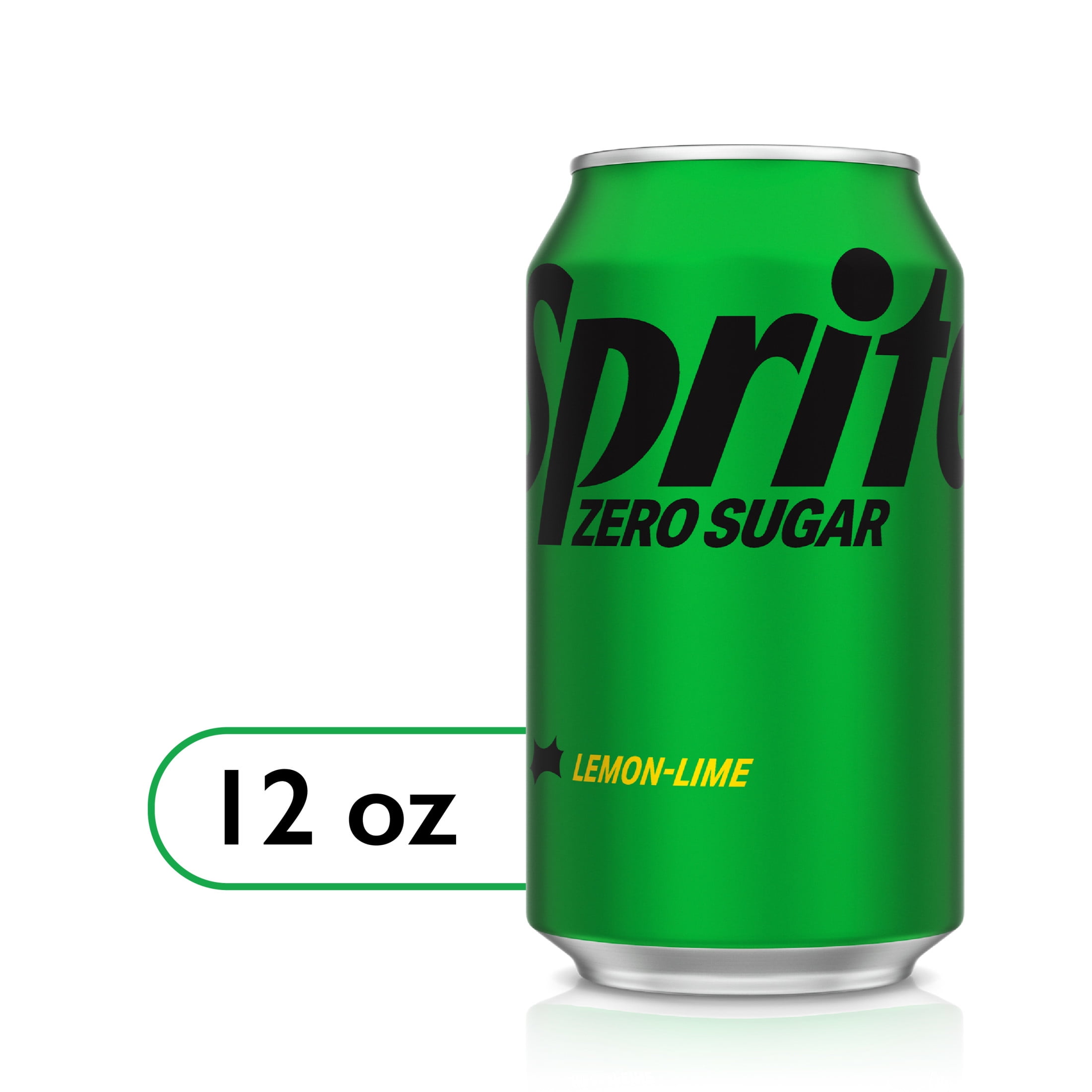 Sprite Zero Sugar Lemon Lime Diet Soda Pop Soft Drink, 12 fl oz ...