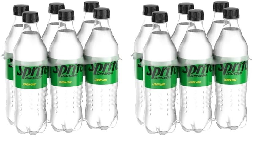 Sprite Zero Sugar Lemon Lime Diet Soda, 16.9 fl oz, 12 Pack, Caffeine ...