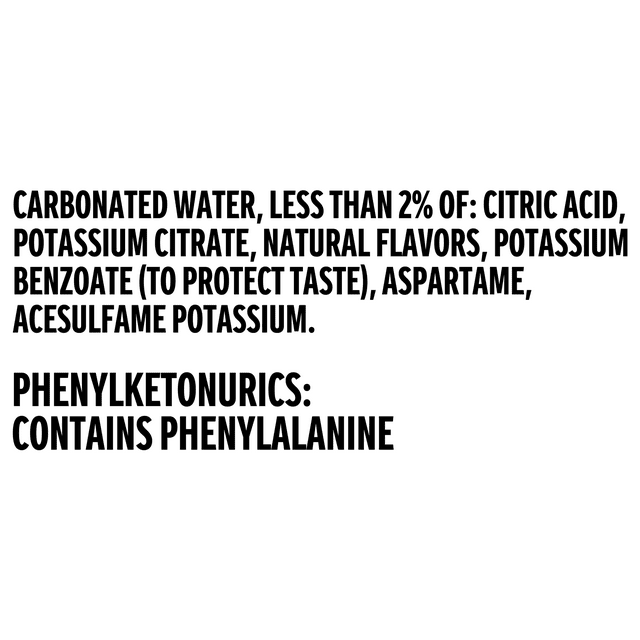 Sprite Zero Sugar, Clear Lemon Lime Soda Pop, Caffeine Free, 12 fl oz ...