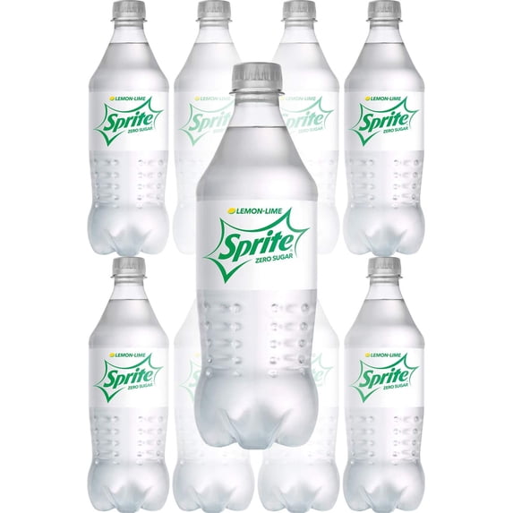 Root Beer Sprite Zero Sugar Soda, 20oz Bottles Pack of 8, Total 160 FL ...