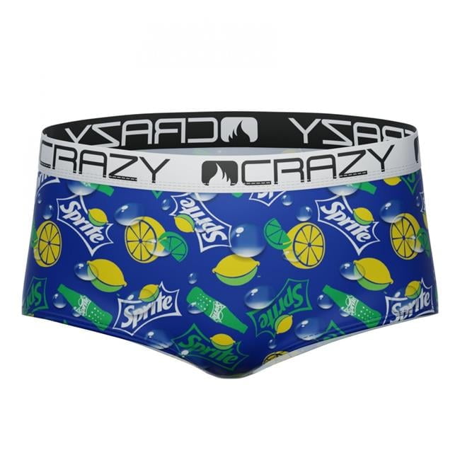 Sprite Zesty Boy Shorts Underwear, Blue - Large - Walmart.com