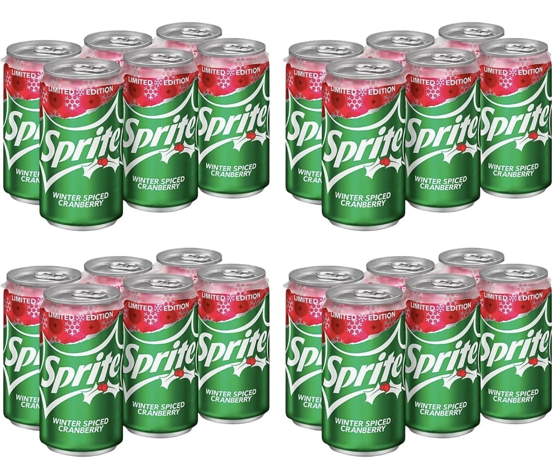 Sprite cranberry, 7.5 fl oz, 24 cans - Walmart.com