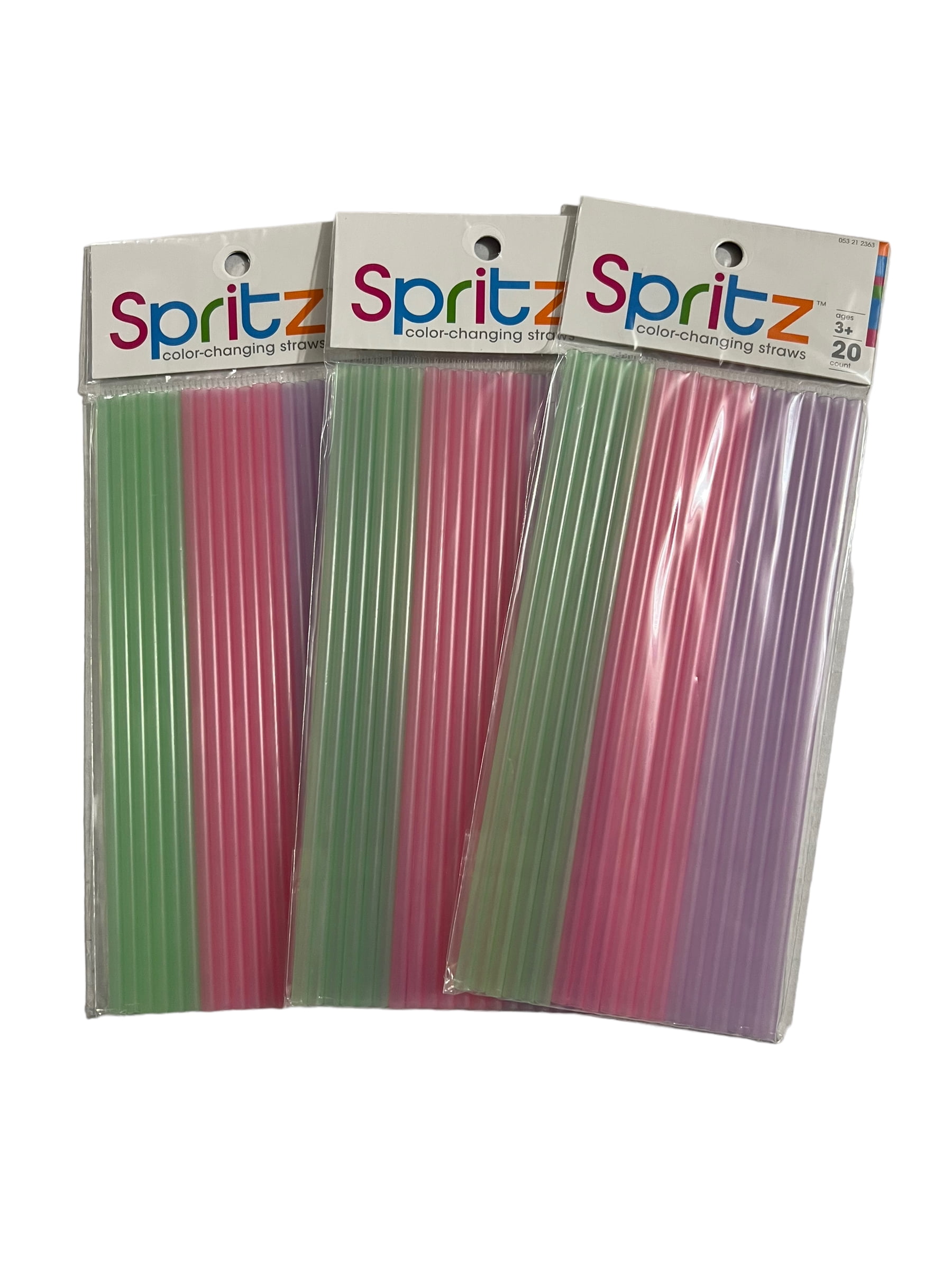 Spritz Color Changing Straws, Pack of 60 - Walmart.com