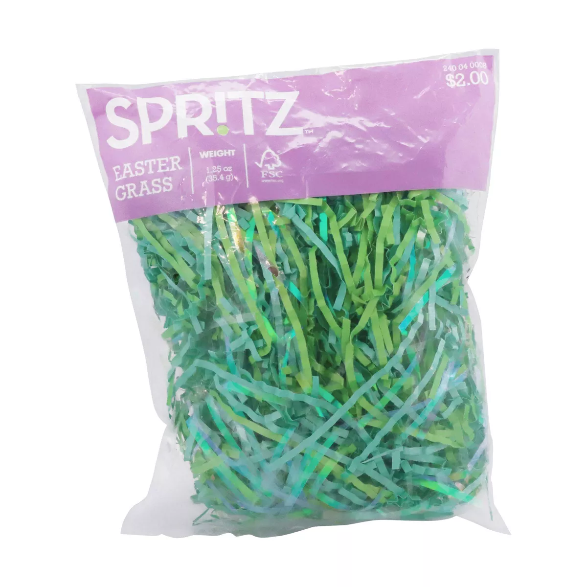 Spritz Iridescent Easter Grass Green - Walmart.com