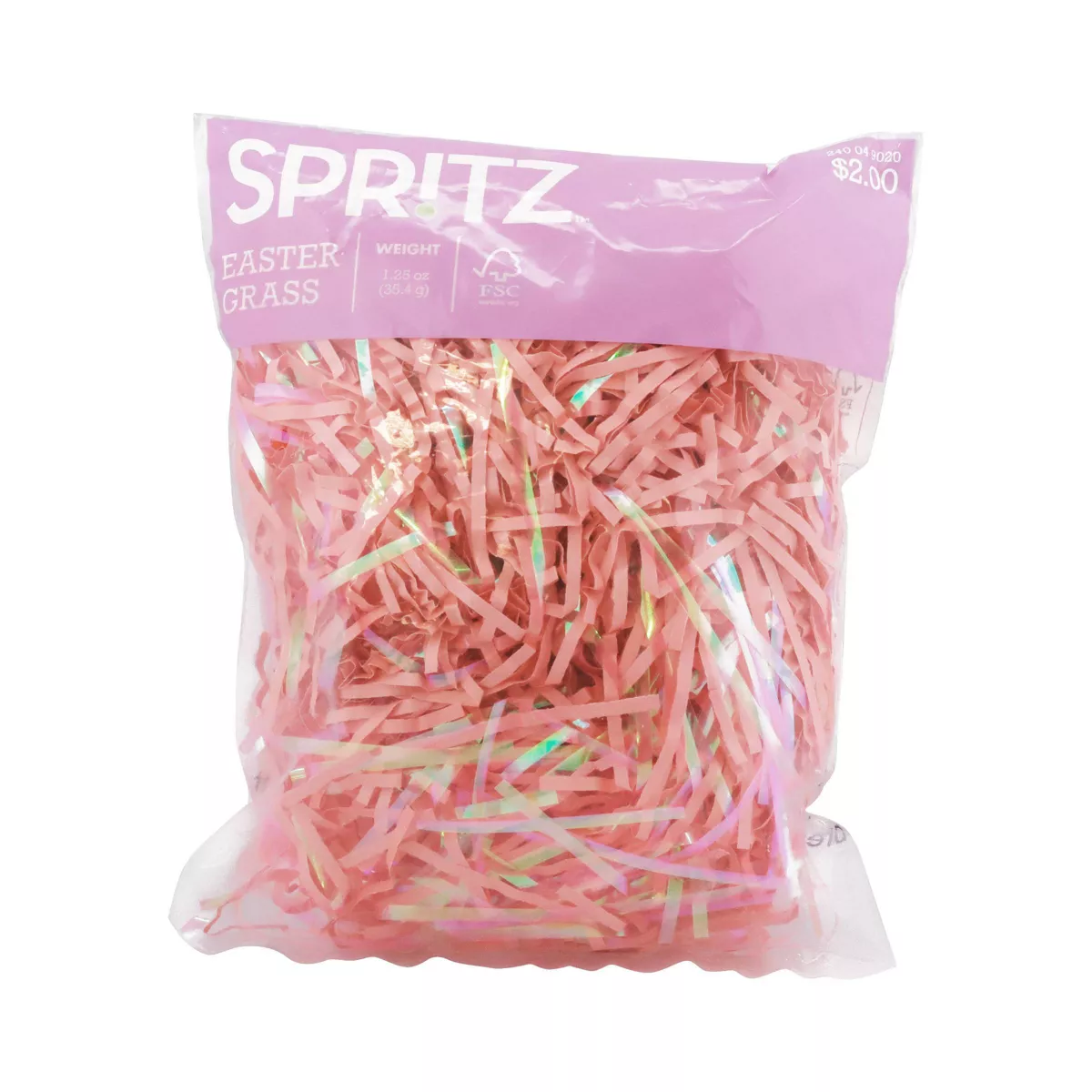 Spritz Iridescent Easter Grass Pink - Walmart.com