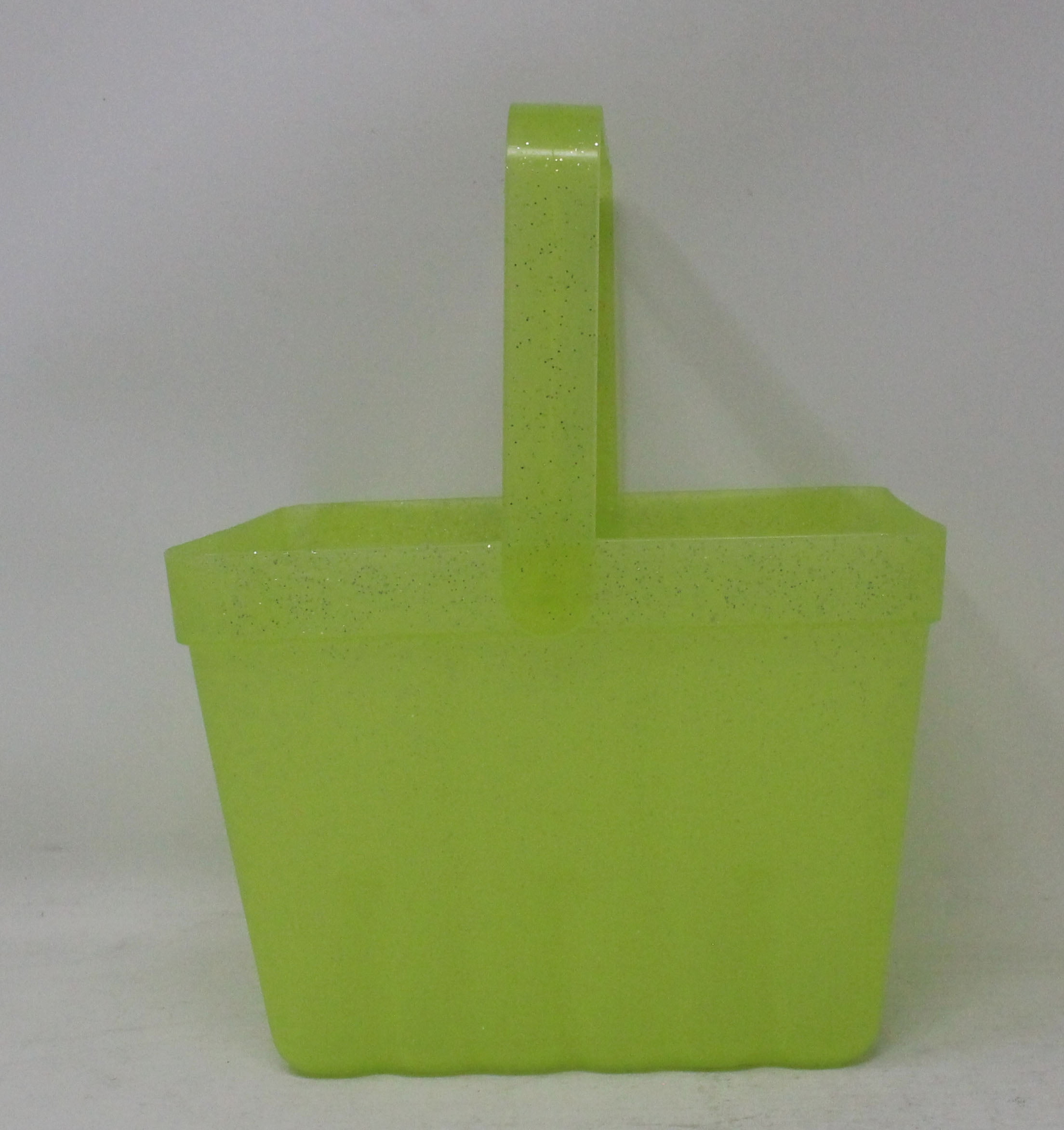Spritz Lime Green Sparkly Berry Basket W/Handle - Walmart.com