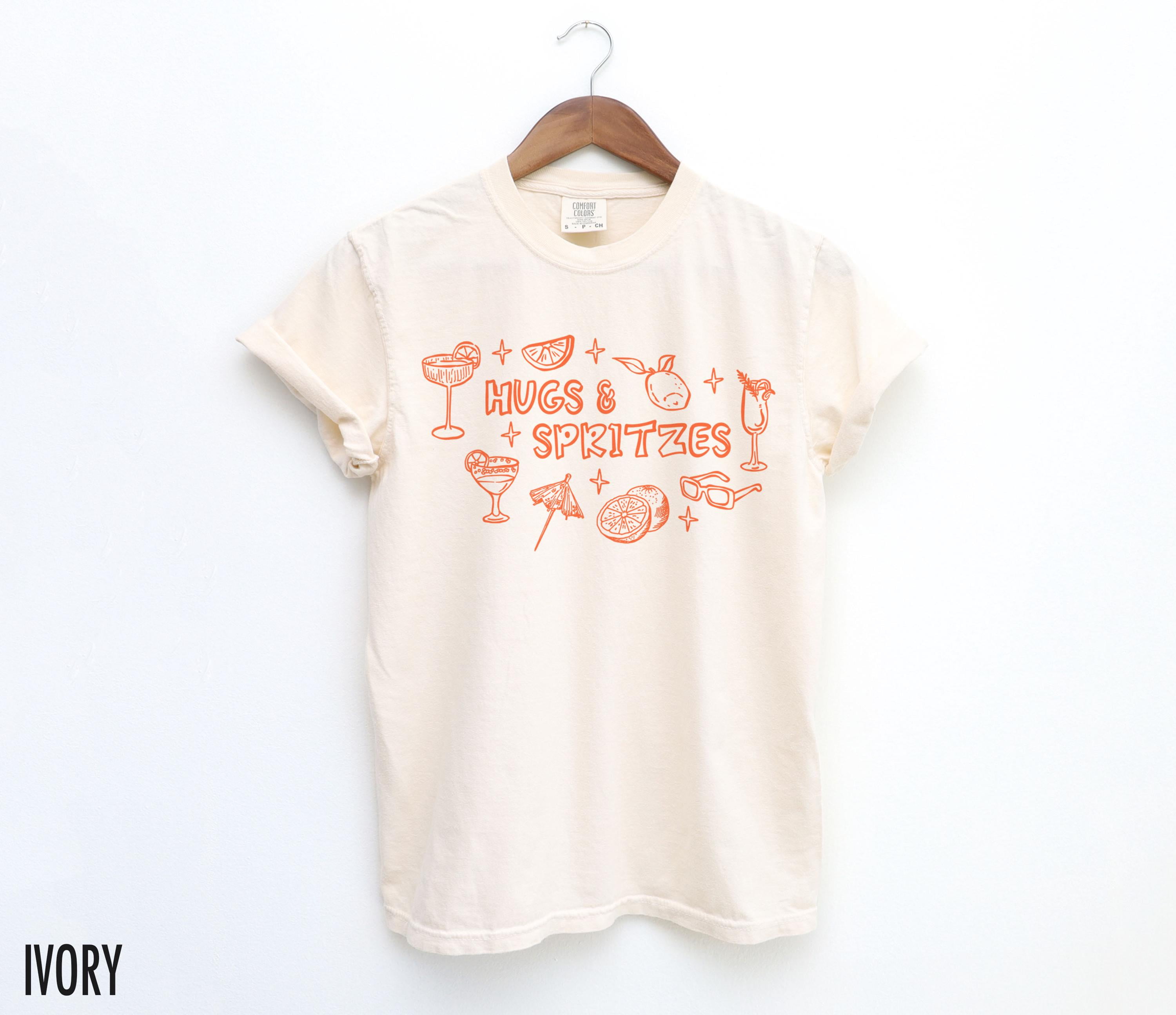 Spritz Shirt, Hugs and Spritzes, Cocktail TShirt, Aperol Spritz Tee ...