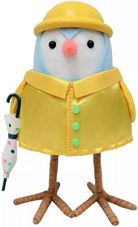 Spritz - Spring / Easter Fabric Bird: Splash - Blue in Yellow Rain Suit ...