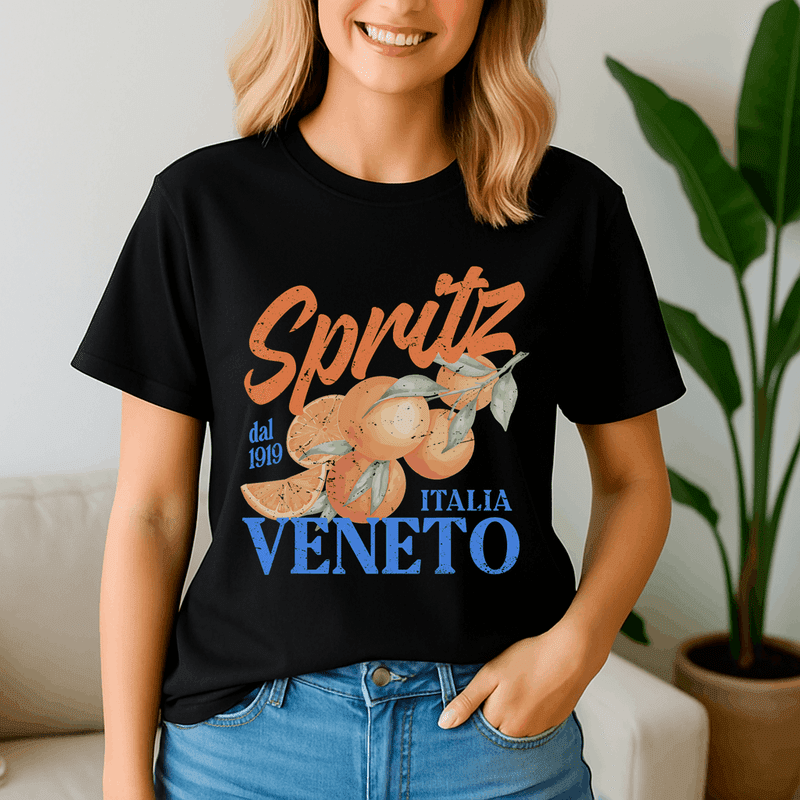 Spritz Veneto Dal 1919 Italia Vintage Orange Wine Cocktail Shirt ...