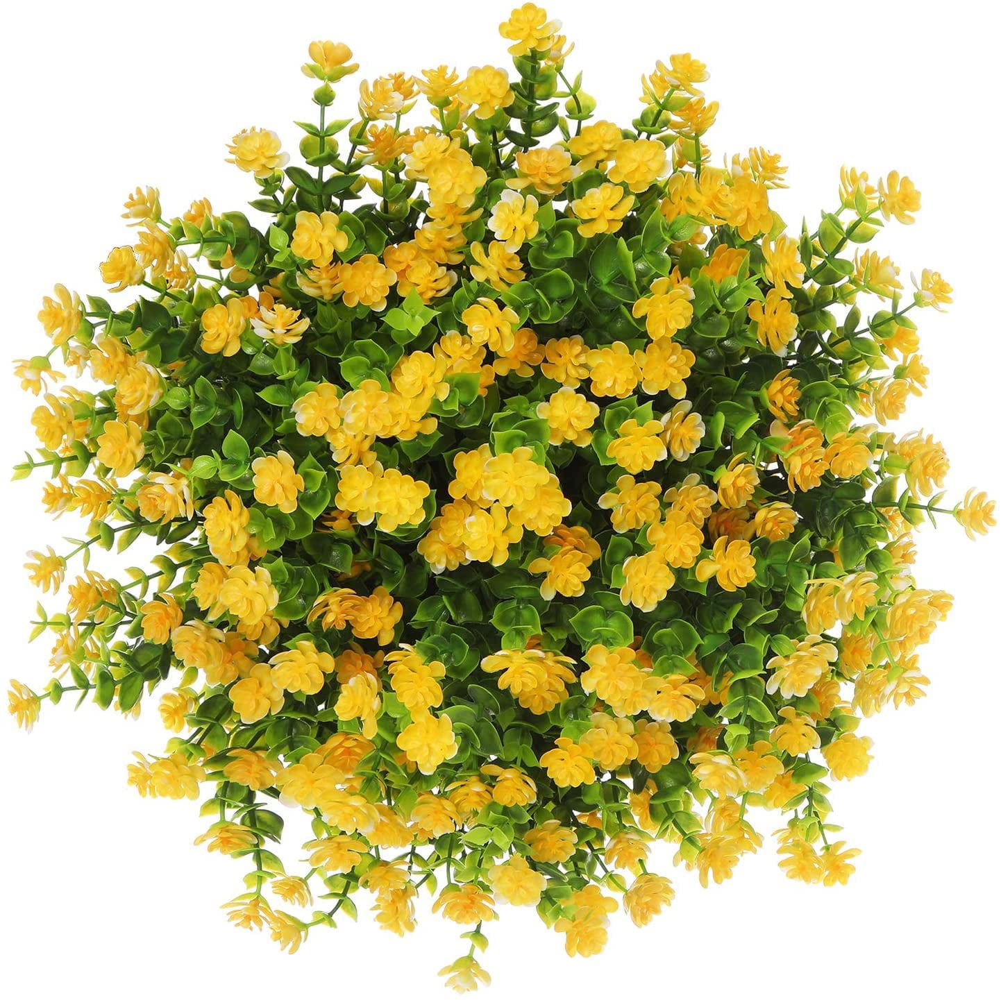 Sprlng Artifical Flower Outdoor UV Resistant Fake Plant Faux Plastic ...