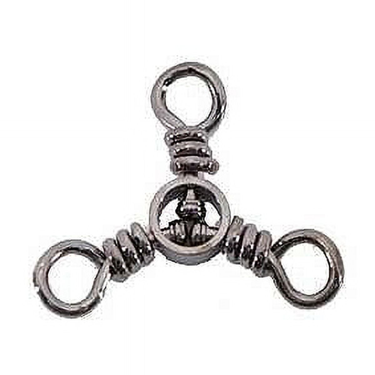 Spro Three Way Swivel, Size 2/0, 130lb, 2pk, Black - Walmart.com
