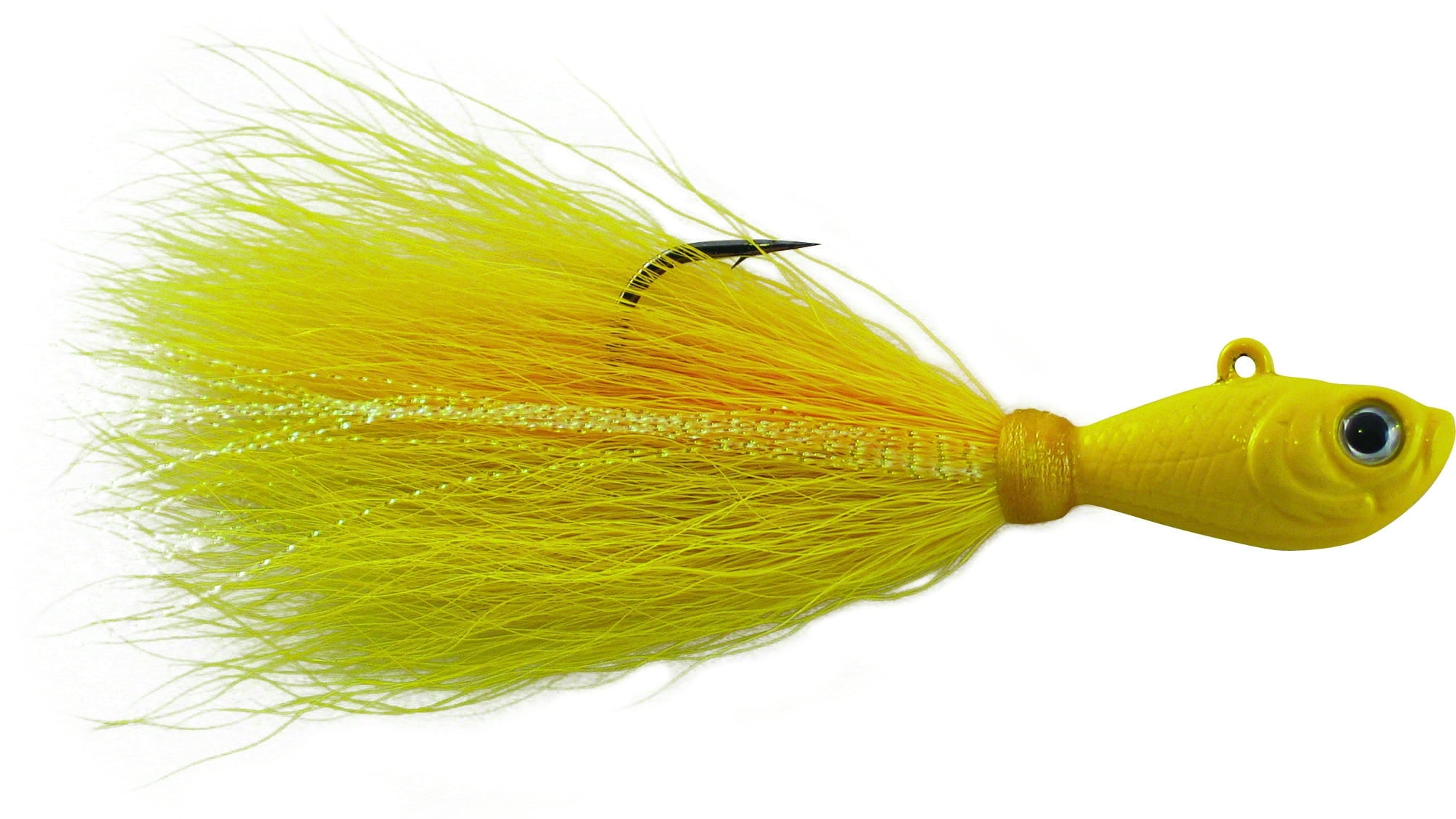 Spro Fishing Lure SBTJY-4 Prime Bucktail Jig 4 oz Yellow - Walmart.com