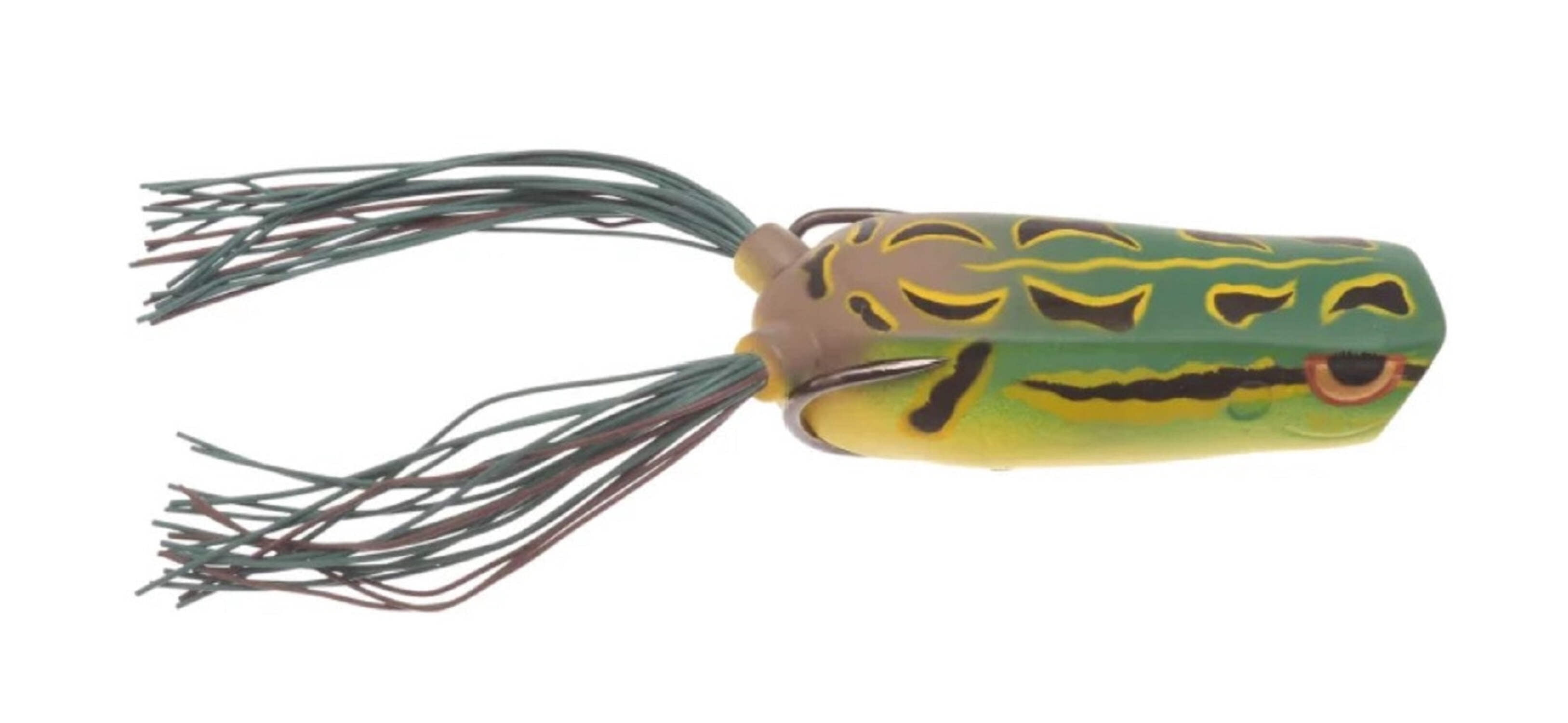 Spro SBEPP60NGRN Natural Green Bronzeye Popper Soft Plastic Fishing ...