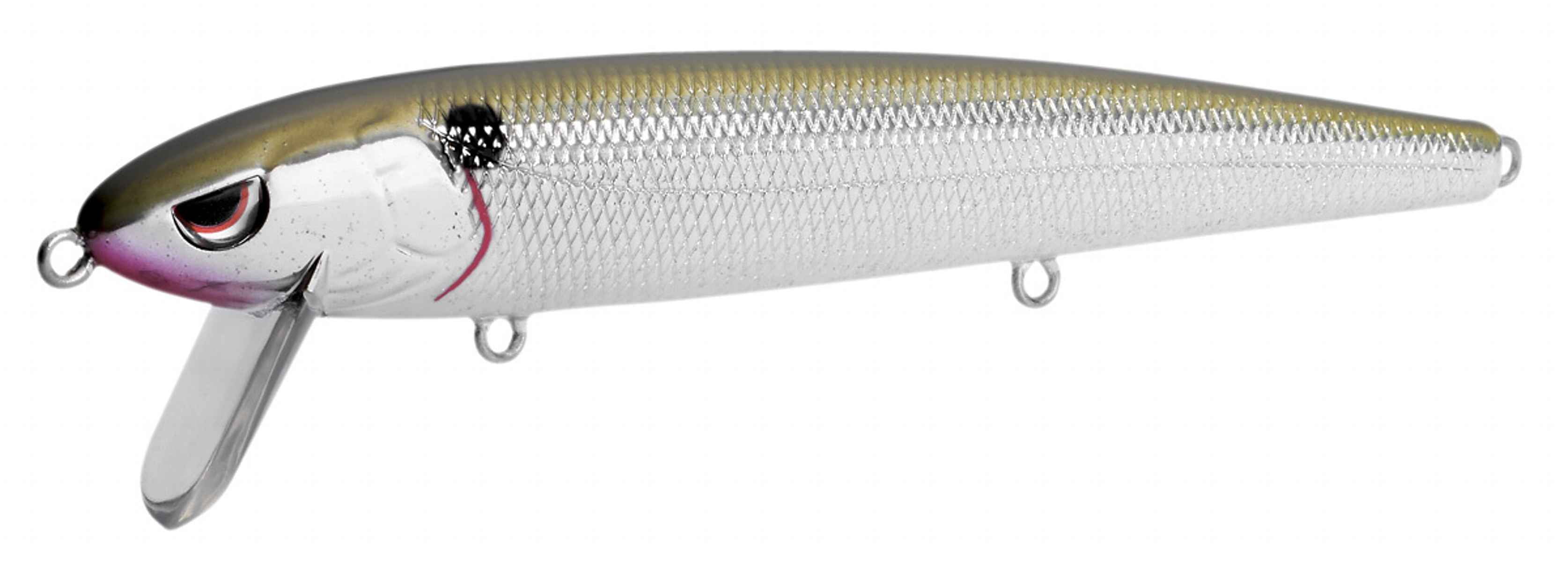 Spro SEZMN130CRO Zero Minnow 130 wake bait, Chrome Olive - Walmart.com