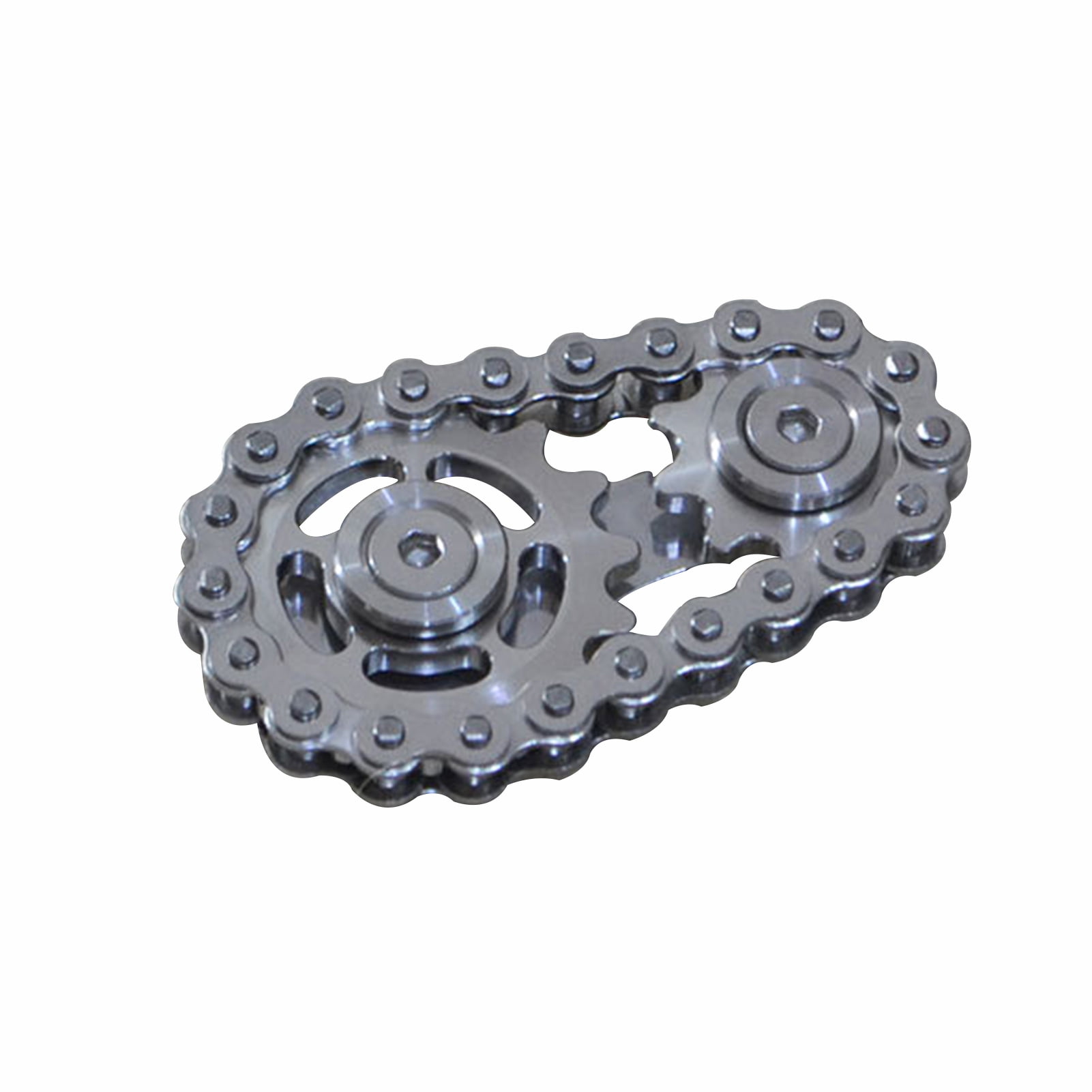 Sprocket Metal Flywheel Toy Gear Chain Decompression Fingertip Spinning ...