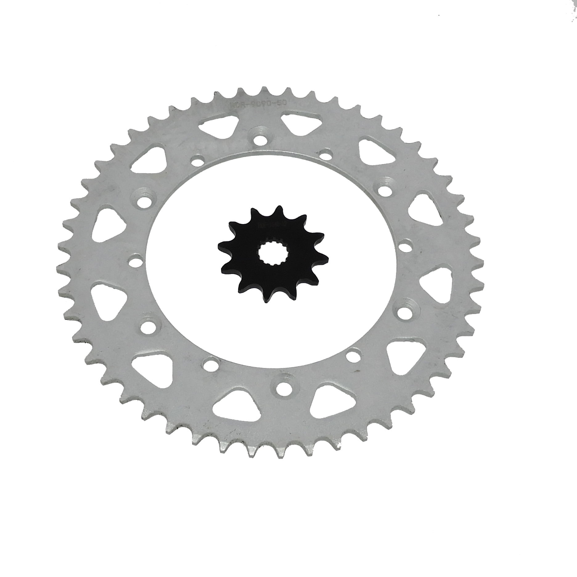 Sprockets for Yamaha YZ125 1987 - 1998 Front 12 Tooth and Rear 50 Tooth ...