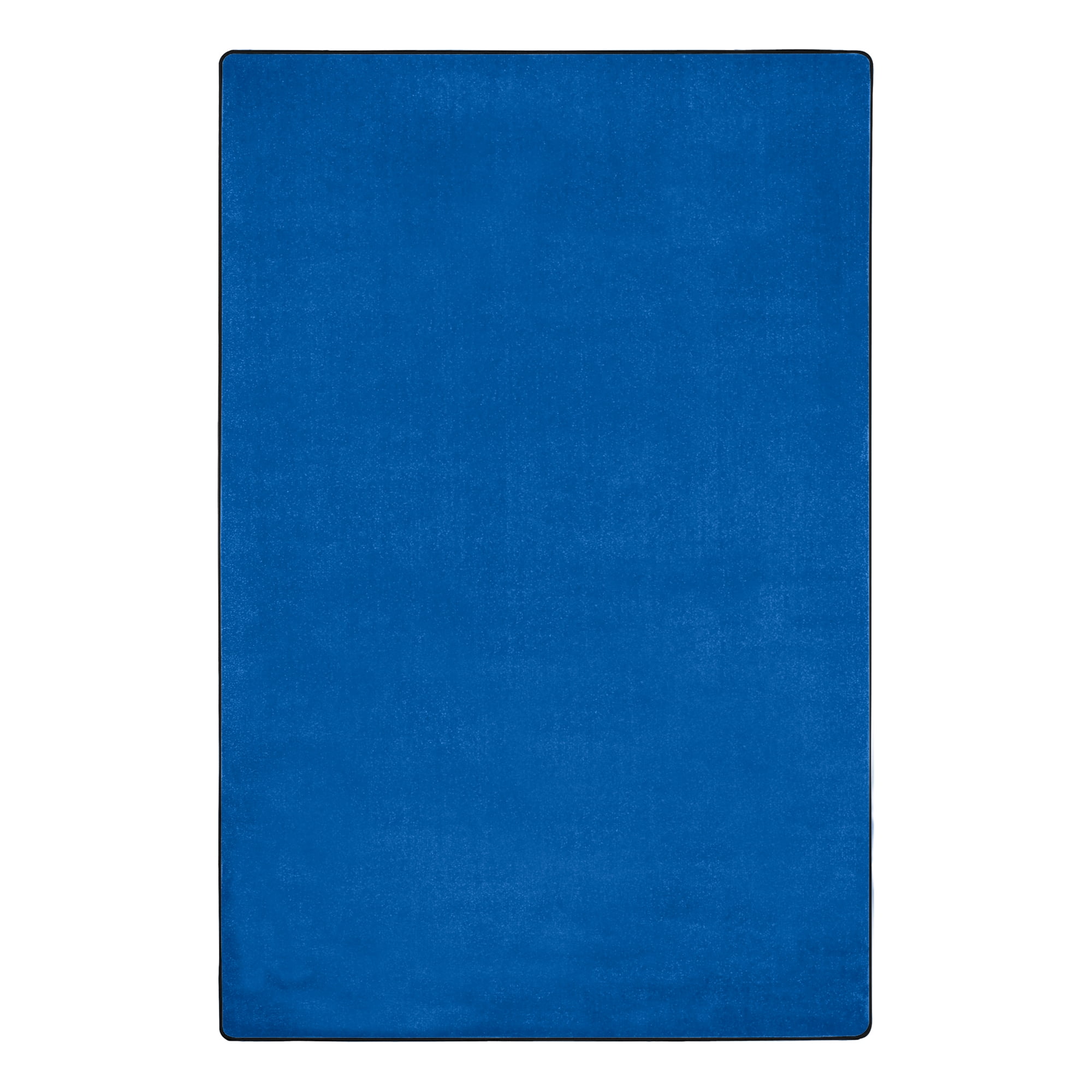 Sprogs Heavy-Duty Royal Blue Solid Color Rug Rectangle 7' 6" Wide x 12 ...