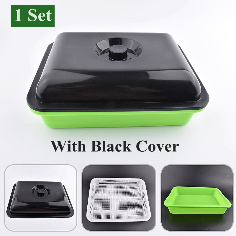 Sprout Dish Growing Pot Food PP Vegetable Hydroponic Planter Seed ...
