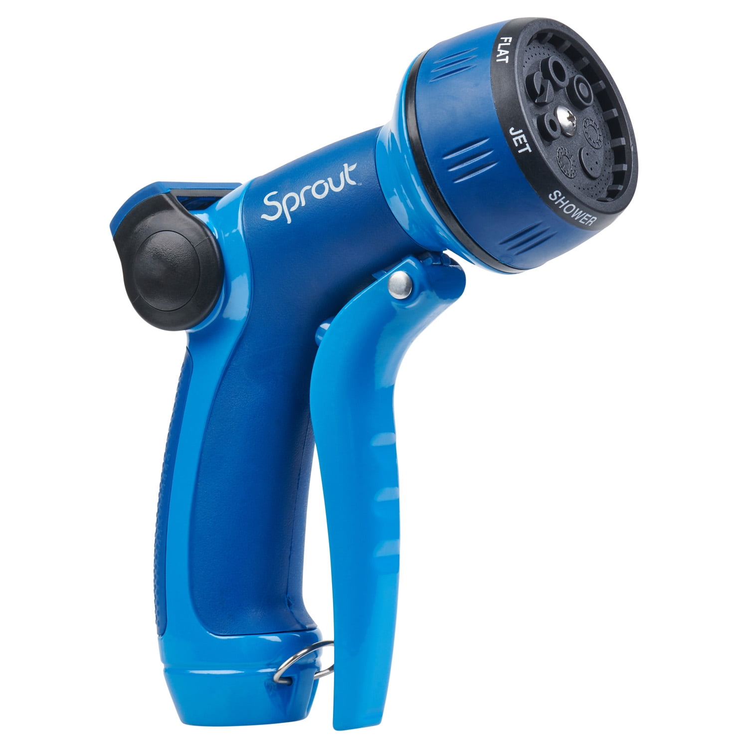 Sprout Front Trigger Metal 7-Pattern Nozzle in Blue - Walmart.com