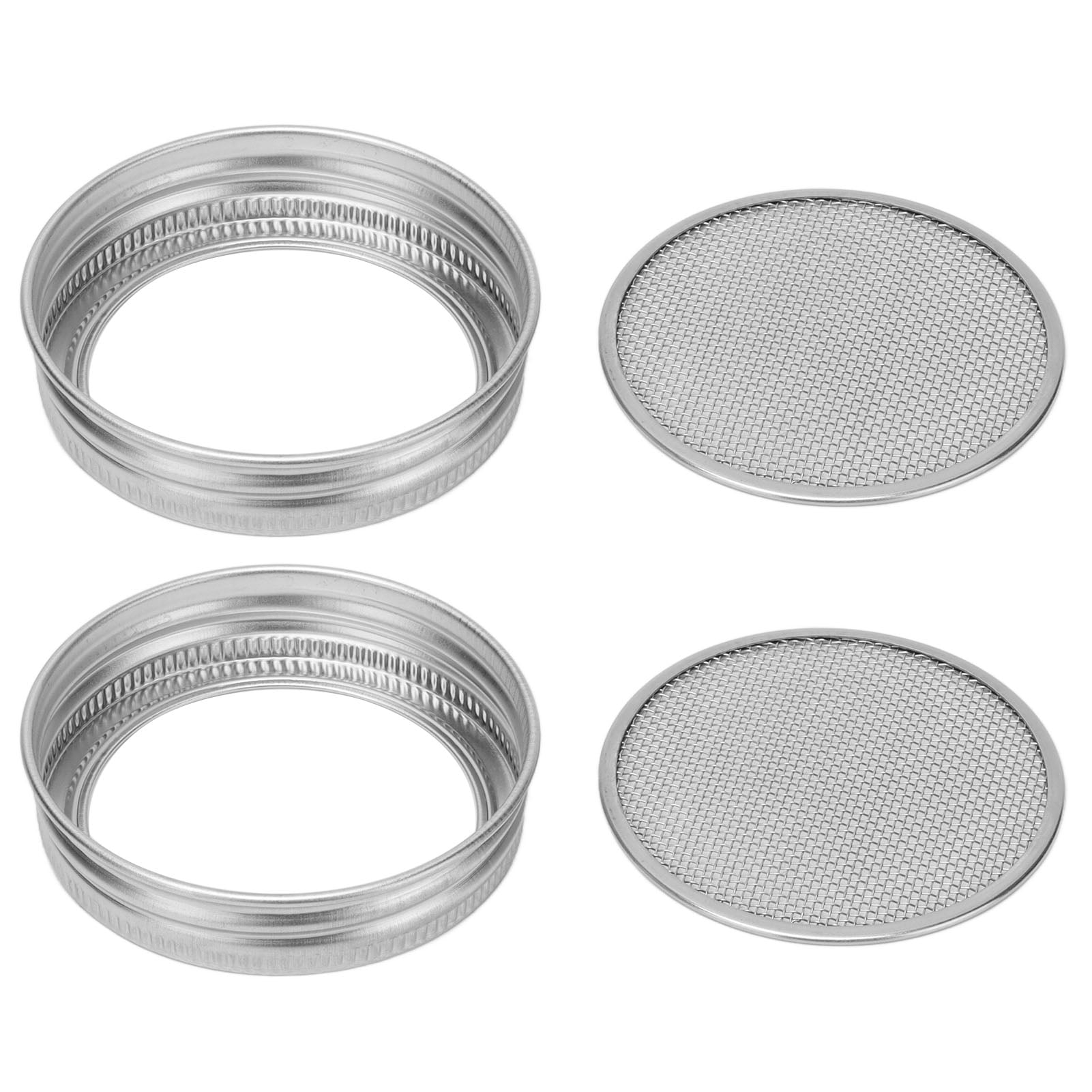 Sprout Jar Screen, Stainless Steel Lid For Growing Sprouts, Beans More ...