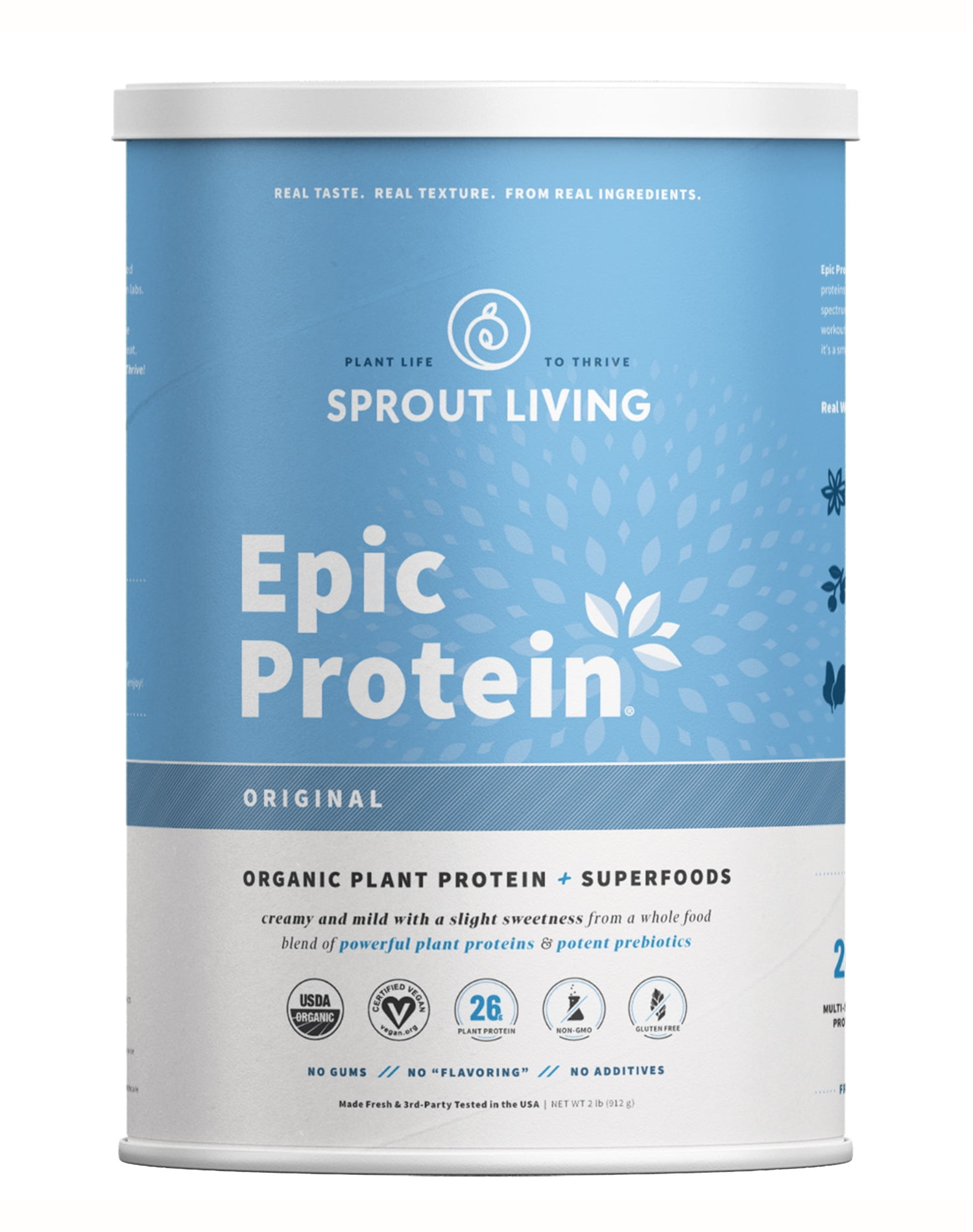 Sprout Living Epic Protein : Original - 2 lb - Walmart.com