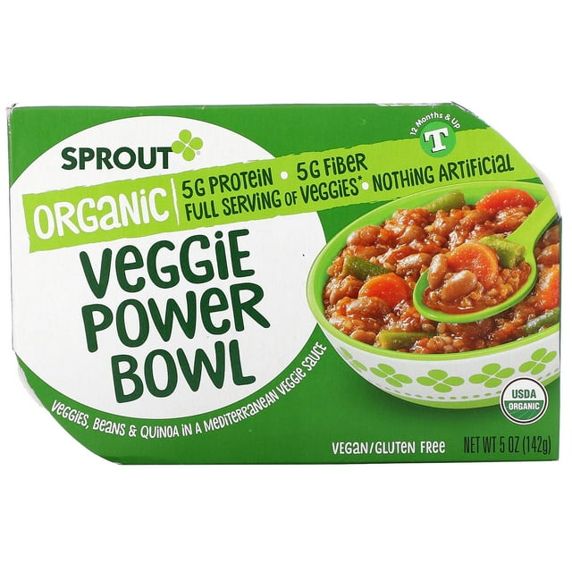 Sprout Organic Baby Food Veggie Power Bowl 5 oz - Walmart.com