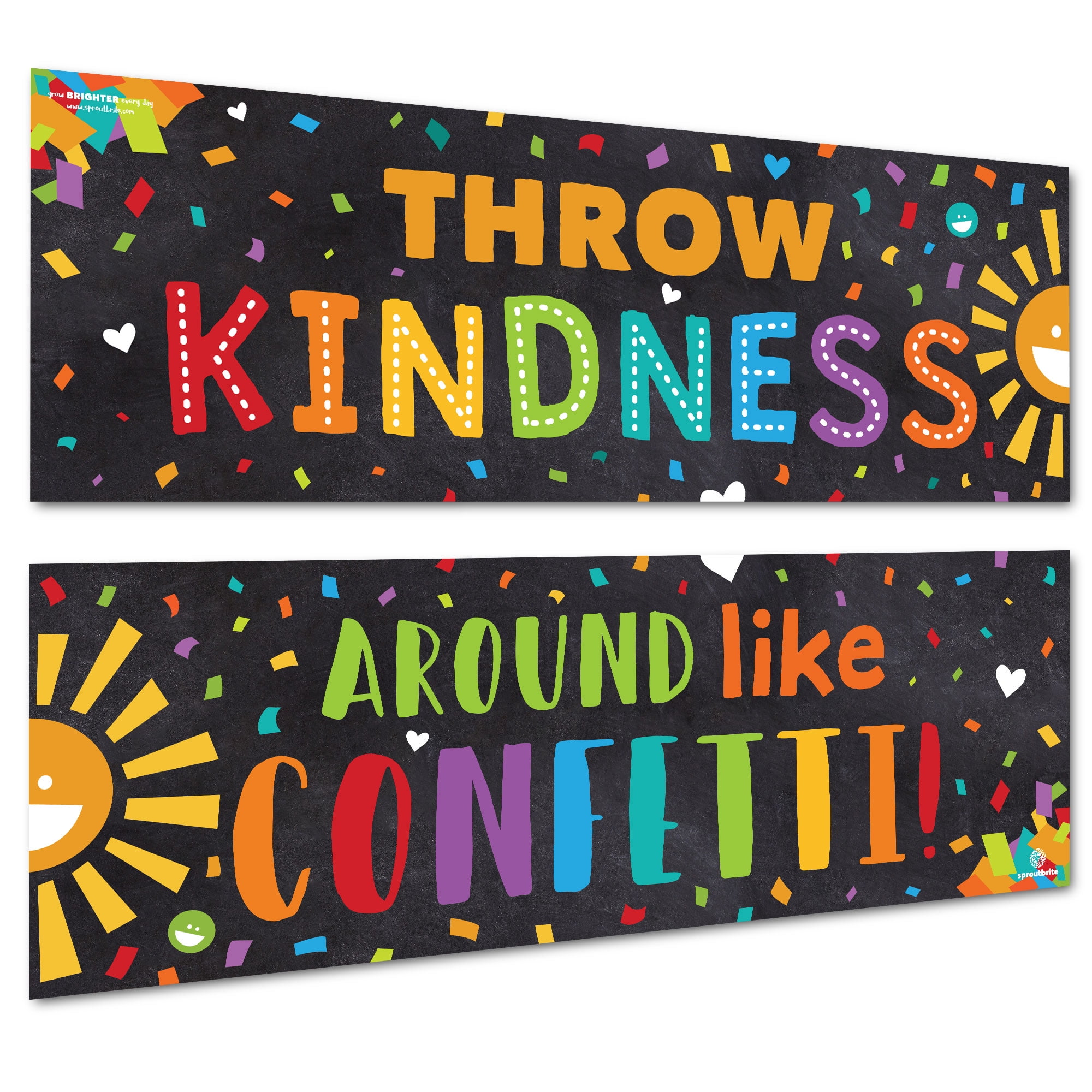 Sproutbrite Classroom Banner Decorations - Motivational & Inspirational ...