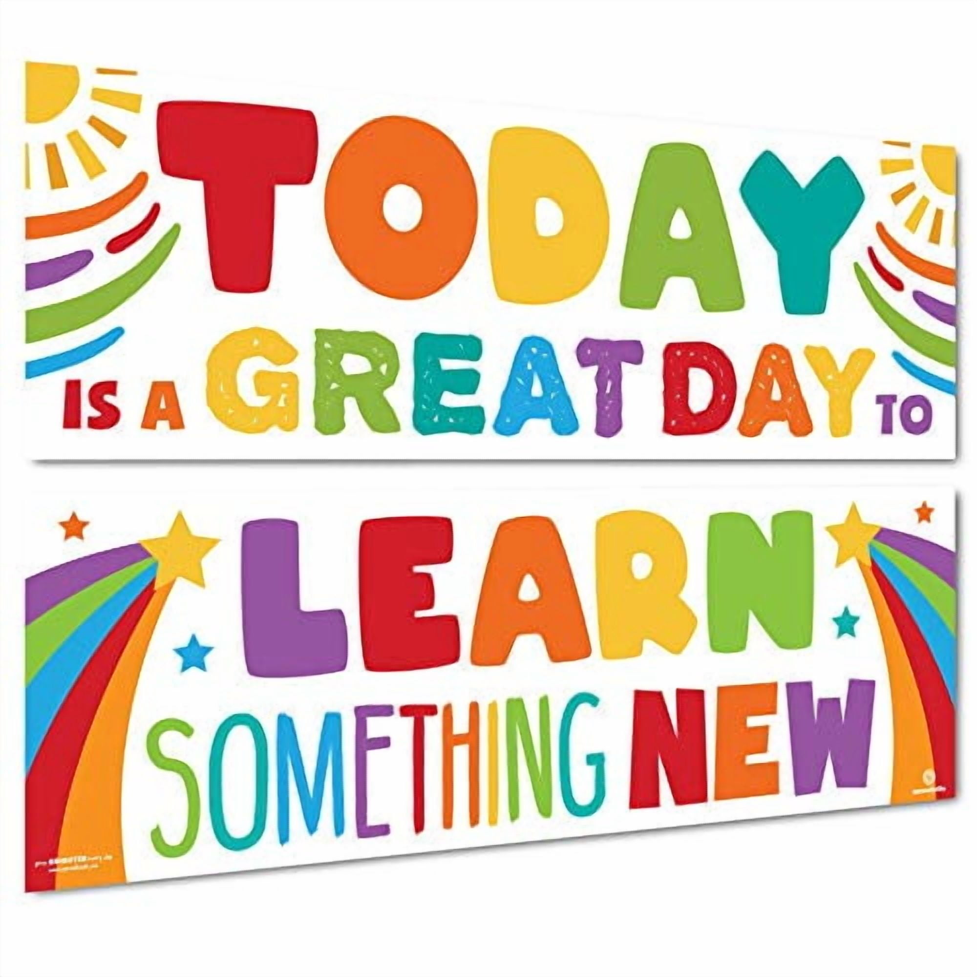 Sproutbrite Classroom Decor - Banner Posters for Teachers - Decor for ...