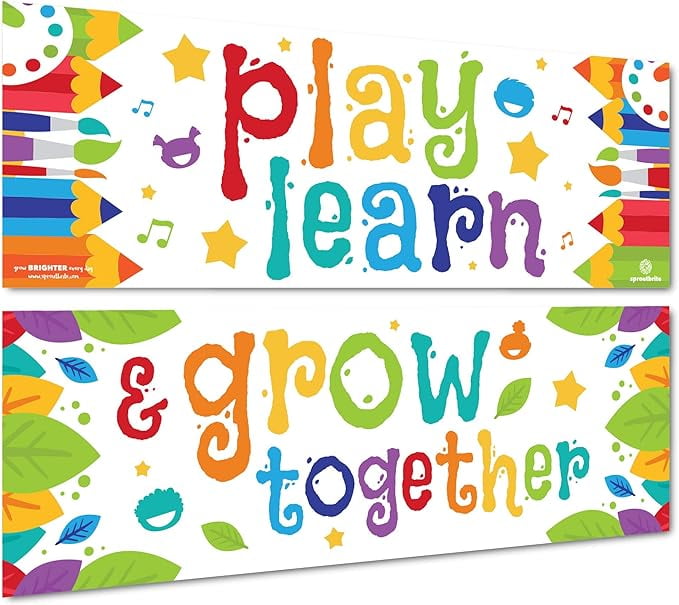 Sproutbrite Classroom Decorations - Banner and Poster for Teachers ...