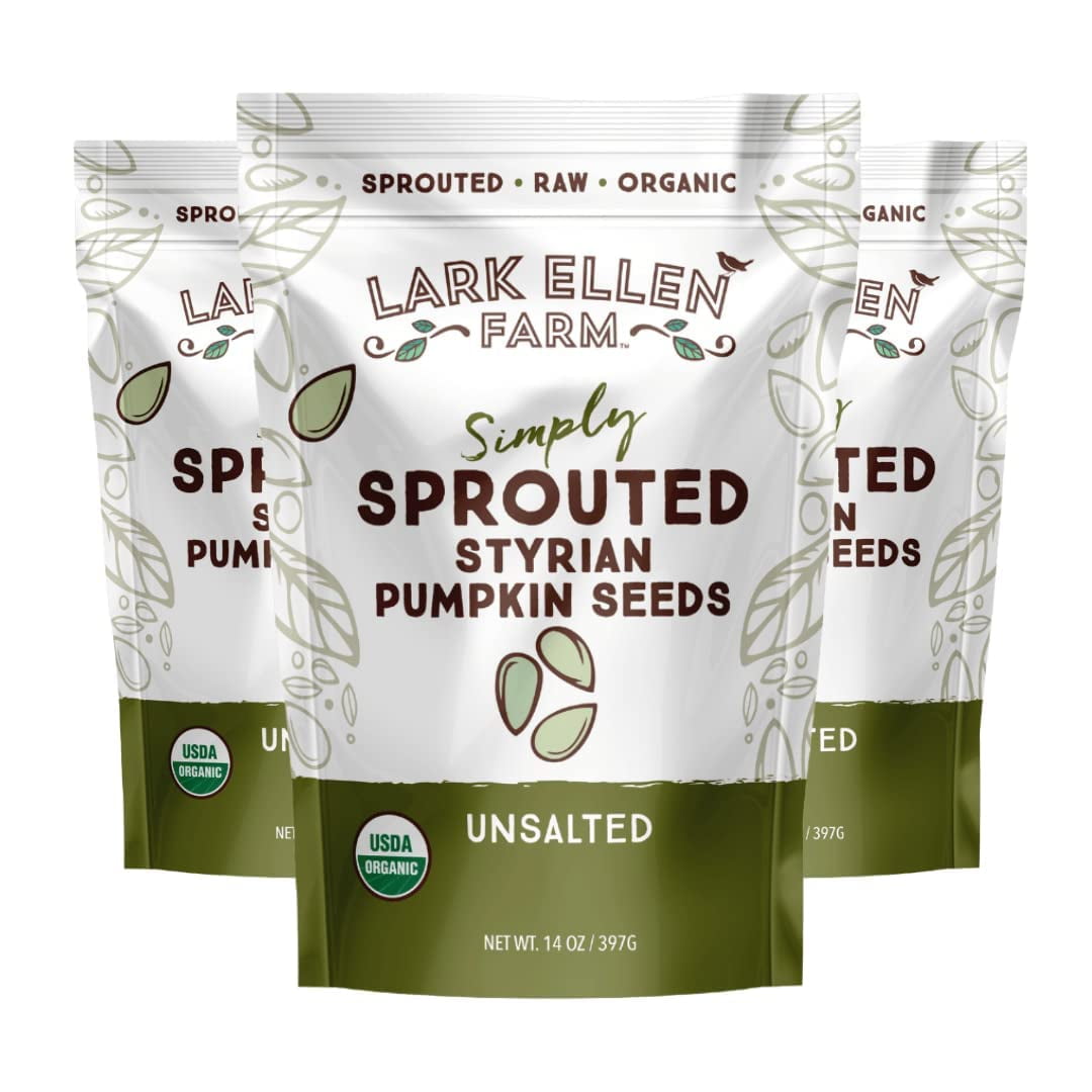 Sprouted Organic Pumpkin Seeds Unsalted Raw Pumpkin Seeds Organic Pepitas Vegan Non Gmo