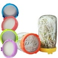 Sprouting Lid Easy to Clean Good Drainage Mason Jar Plastic Sprout Lid ...