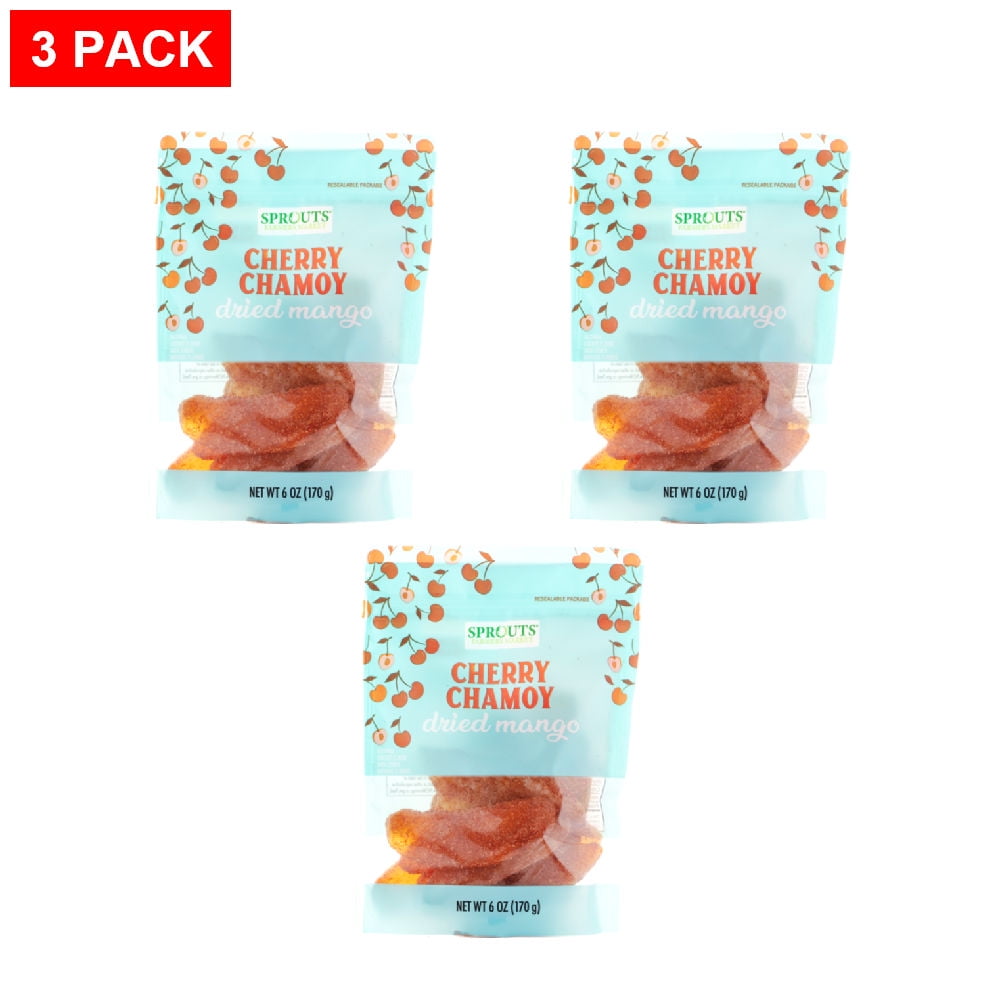 Sprouts Cherry Chamoy Dried Mango 6 oz (Pack of 3) - Walmart.com