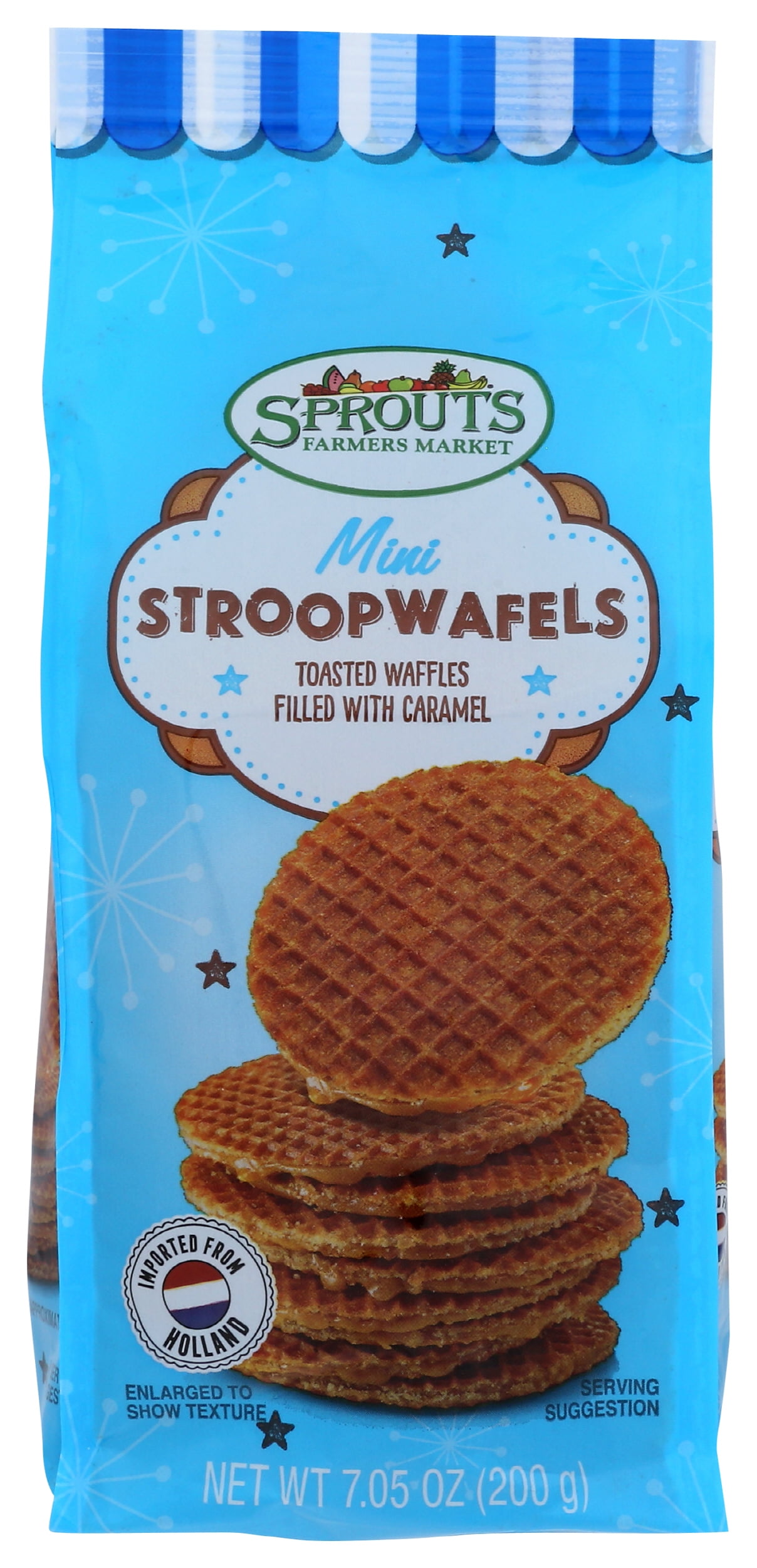 Sprouts Mini Stroop Wafels, 12 Pack, 7.05 OZ - Walmart.com