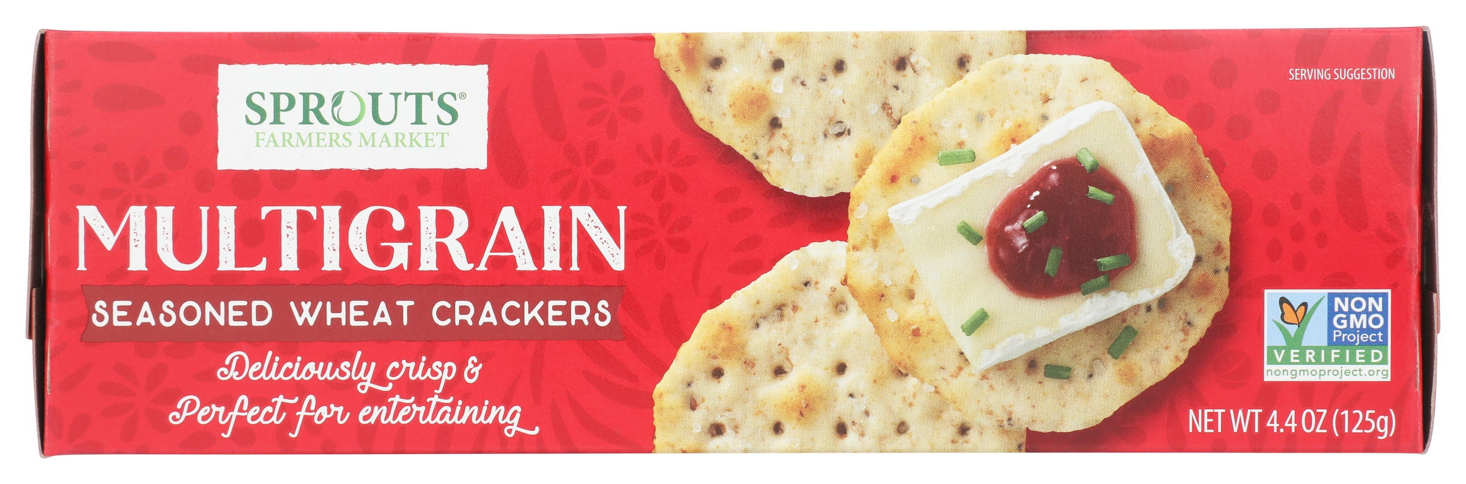 Sprouts Multi-Grain Wheat Crackers, 12 Pack, 4.4 OZ - Walmart.com