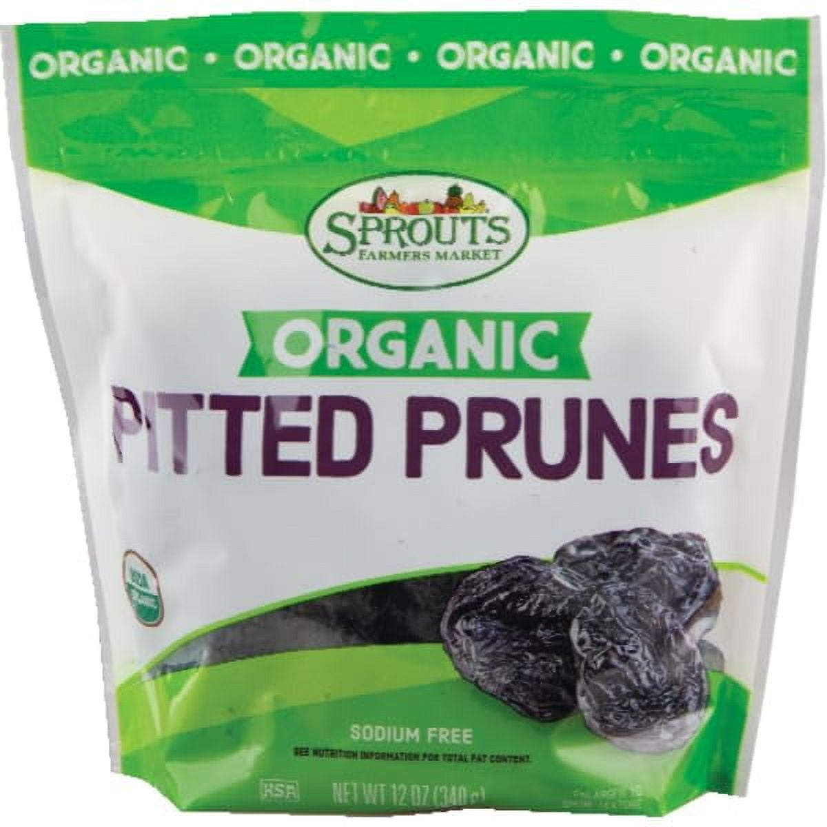 Sprouts Organic Pitted Prunes - 12 oz - Walmart.com