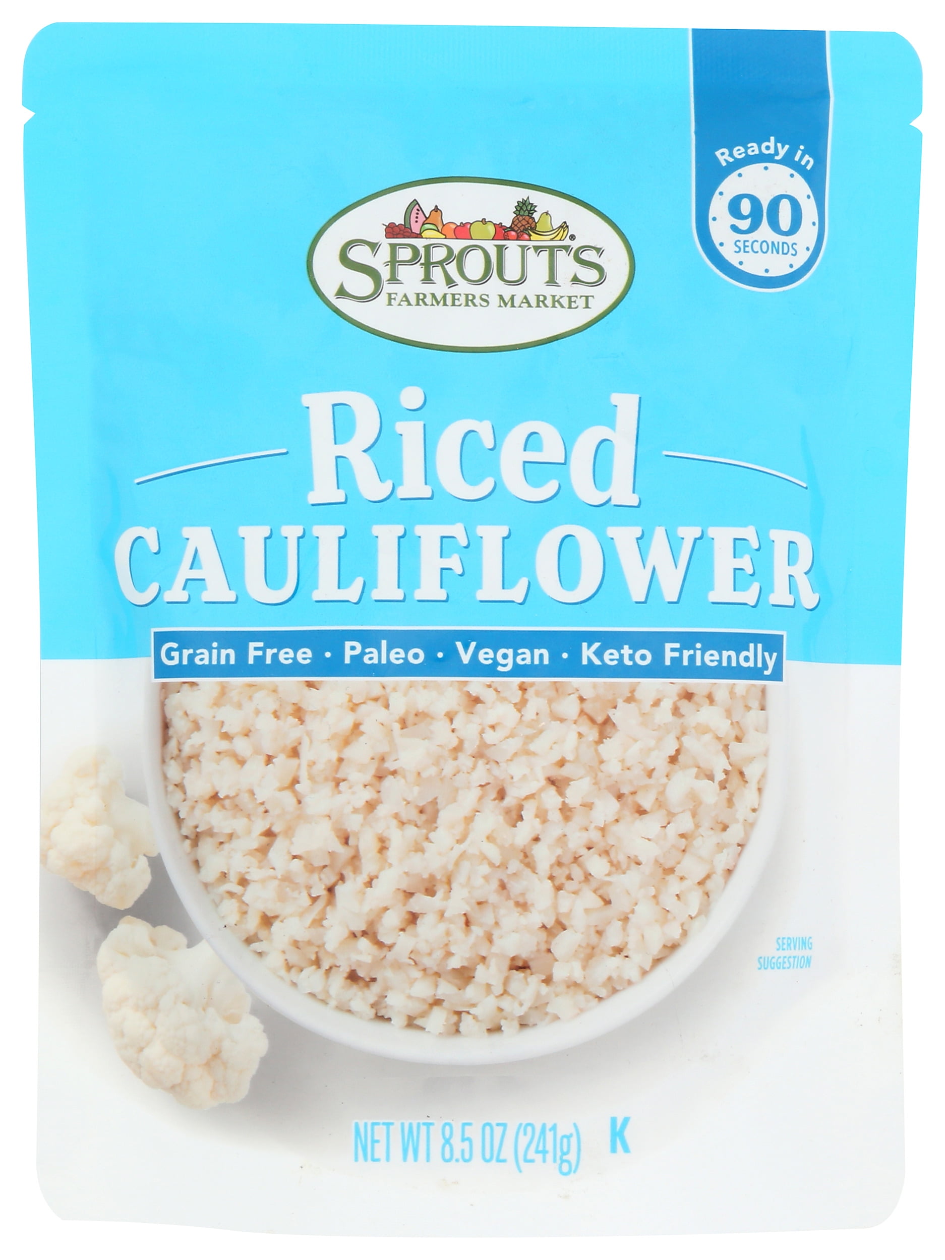 Sprouts Riced Cauliflower, Vegan, Kosher, Keto & Paleo Friendly, Grain ...